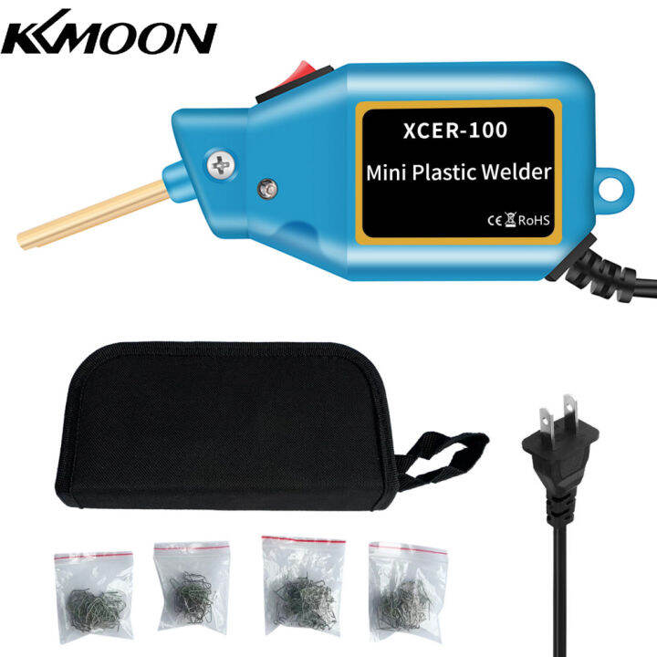 KKmoon 2022 New Version 100W Portable Mini Hot Stapler,Plastic Welding ...