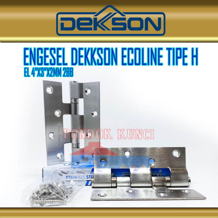 Engsel Dekson 4" H Ecoline Hinge Dekkson Engsel Aluminium Tanpa Coak ...