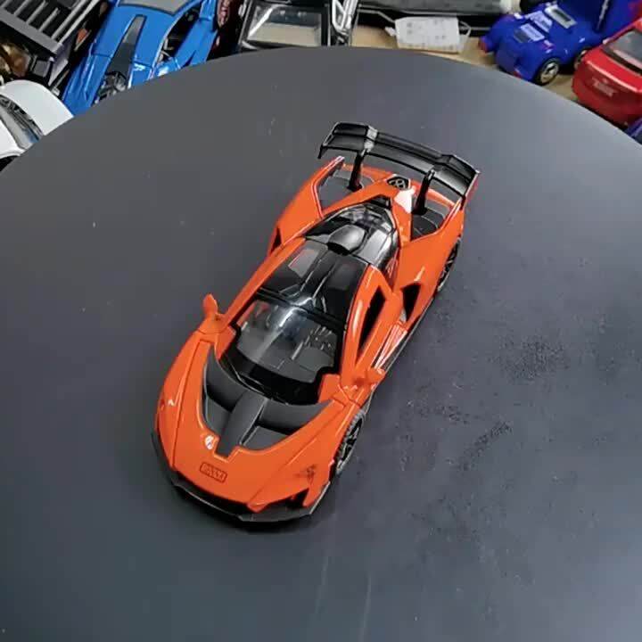 Kereta Mainan 】 Model Kereta Aloi Simulasi 1：32 Model Kereta McLaren ...