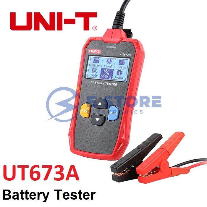 UNI-T UT673A Battery Tester 12V 24V Volt Automotive Load Checker CCA ...