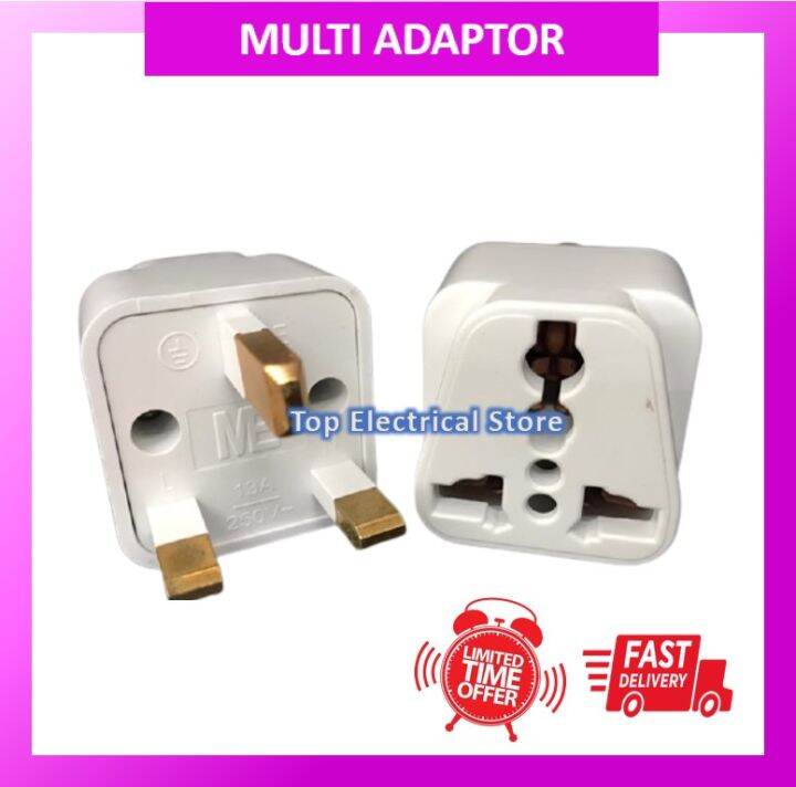 3 PIN UNIVERSAL MULTI ADAPTER PLUG SOCKET CONVERTER MULTI PLUG | Lazada