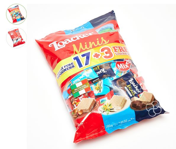 Loacker Minis Mix Wafers 200g 17+3s | Lazada PH