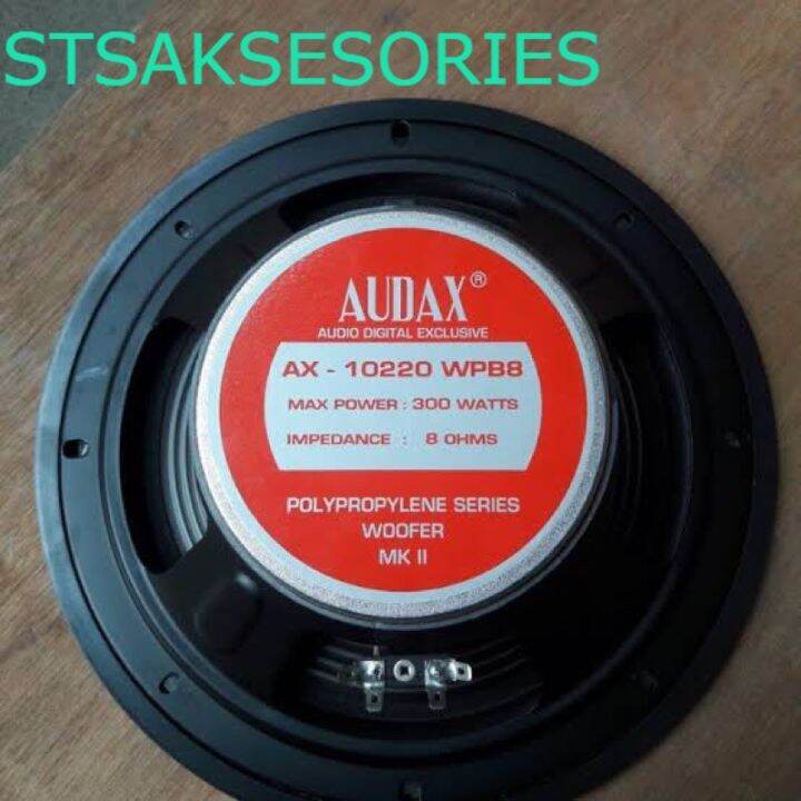 Speker Audax Woofer "10" inch AX-10220 WPB8 | Lazada Indonesia