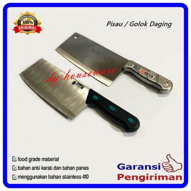 Golok Daging Stainless Pisau Potong Daging Tulang Golok Tulang Tajam ...