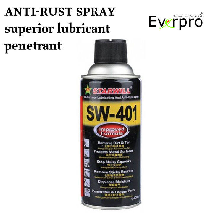 Anti Rust Penetrant & Lubricant Spray 400ML | Lazada