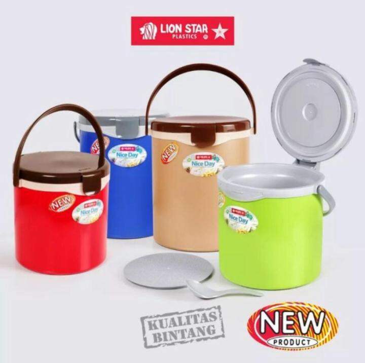 LION STAR HANAMI RICE ICE BUCKET THERMOS NASI THERMOS ES 16 LT | Lazada ...
