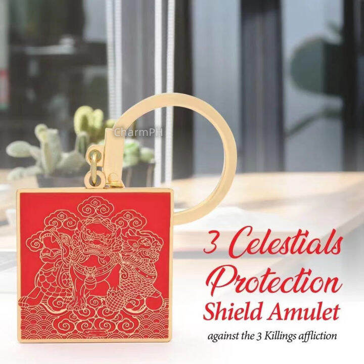 Fengshui 2023 Three Celestials Mirror Amulet | Lazada PH