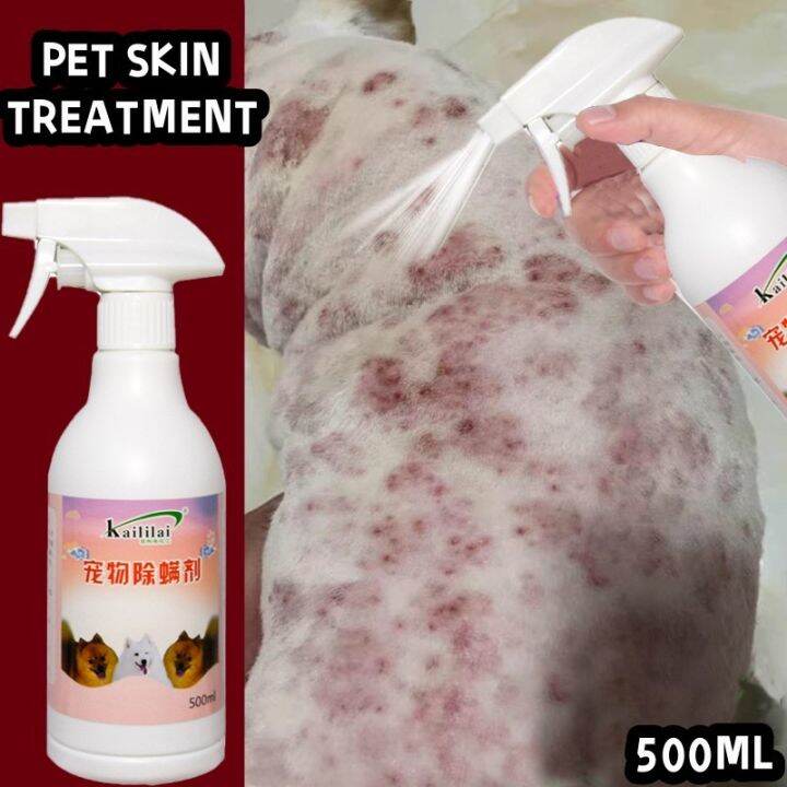 500ml Pet Skin Treatment Spray for Dogs Pet Anti Fungal Itchy Medicine ...