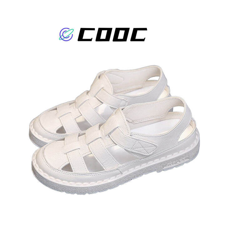 COOC🔥จัดส่งจากไทย🔥 รองเท้าแตะทอ รองเท้าแตะหญิงบุคลิกภาพ ฤดูร้อนใหม่ ...