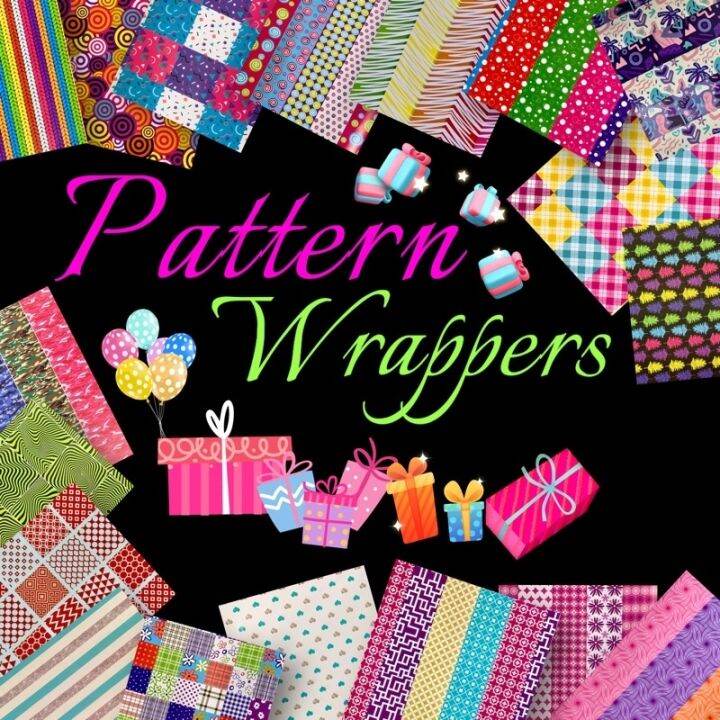 Coated Gift Wrapper Series 10 pieces per pack design | Lazada PH