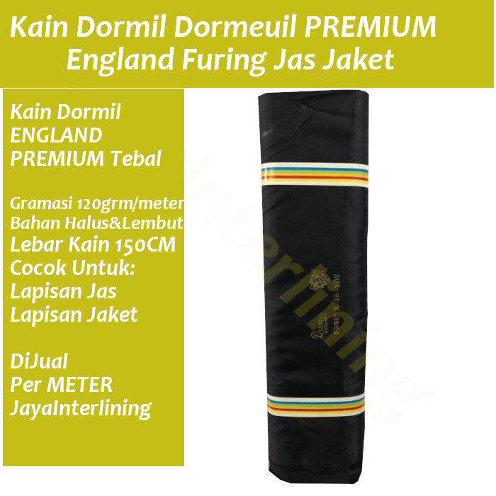 Kain Satin Dormil Dormeuil ENGLAND Premium Tebal Lebar 150Cm | Lazada ...