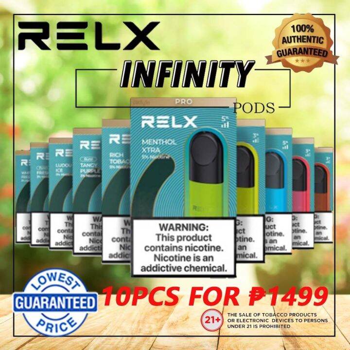 selling 【5pcs ₱750】Relx Pod Relx Pods With Legit Code But UNAUTHORIZED ...