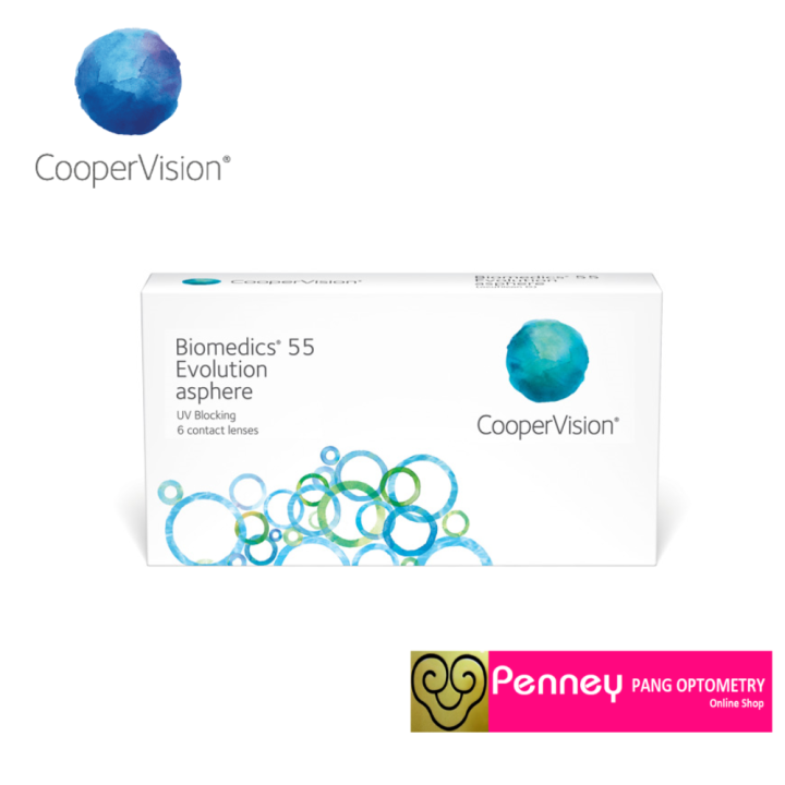 Biomedics 55 Evolution Monthly Contact Lens (6 lenses/box) | Lazada