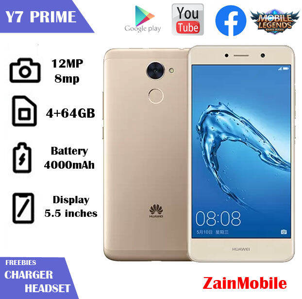 Original Huawei Y7 Prime 4/64GB Global ROM (SLIGHT USED) | Lazada PH