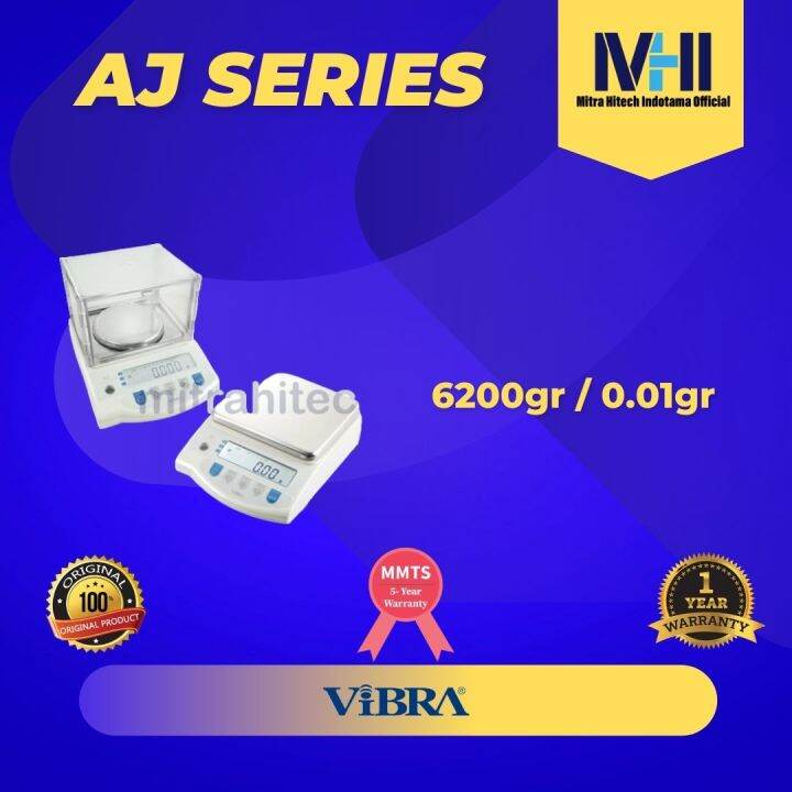 VIBRA AJ 6200/0,01 Gram Timbangan Mitra Indotama Lab/Farmasi/Perhiasan | Lazada Indonesia