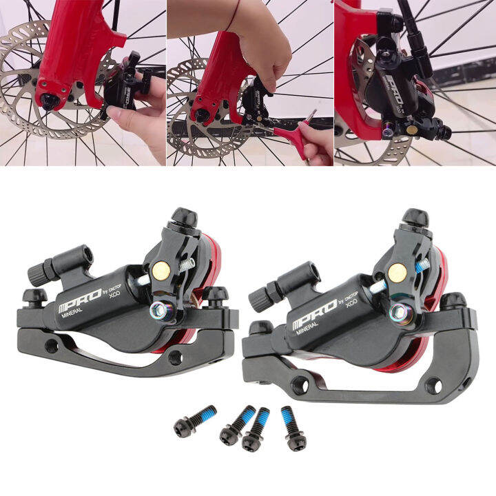 BNCABLE Cable Actuated Bike Hydraulic Disc Brake Caliper Oil Pressure ...
