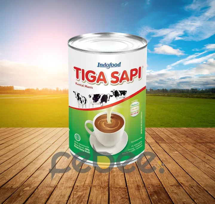 Tiga Sapi Creamer Kental Manis Susu Krimer 490g | Lazada Indonesia