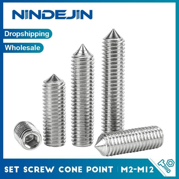 【hot】 2 100pcs Hex hexagon socket set screw cone point grub screw M2 M2 ...