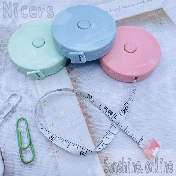 Round Soft Tape Measure Clothes Measuring Cute Meter Ruler Retractable ...