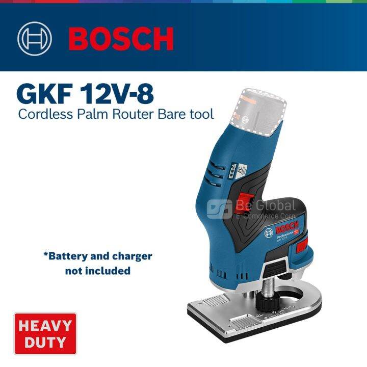 Bosch GKF 12V-8 Cordless Palm Router, No-load speed: 13,000 rpm, Weight ...