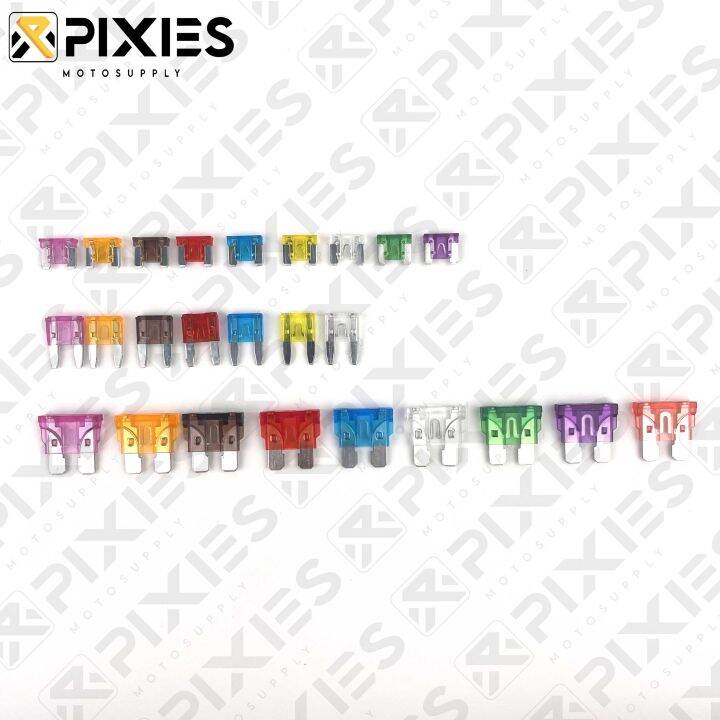 10 PCS / PACK Mini Micro Standard Auto Car Motorycle Fuses 3A 5A 7.5A ...