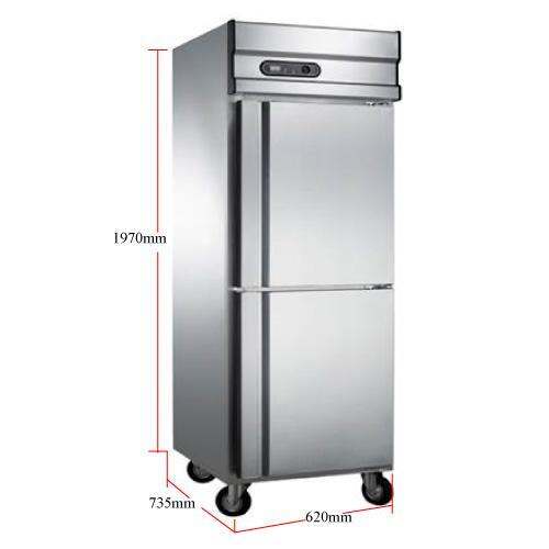 Stainless Steel 2 Doors Upright Freezer | Lazada