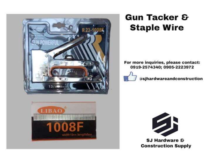 Gun Tacker and Staple Wire Set | Lazada PH