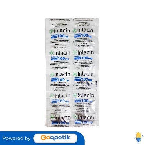 Inlacin 100 Mg Strip 6 Kapsul | Lazada Indonesia