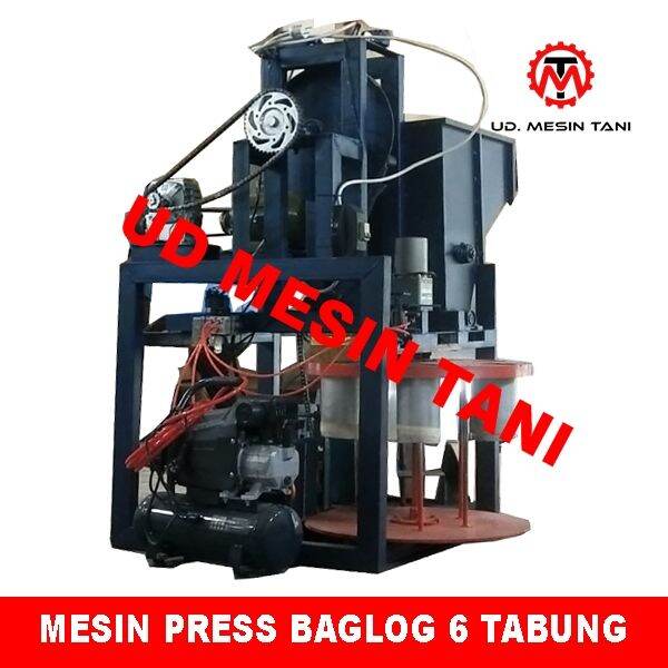 Mesin Filling Press Baglog 6 Tabung sistem Pneumatic ( GRATIS ONGKIR ...