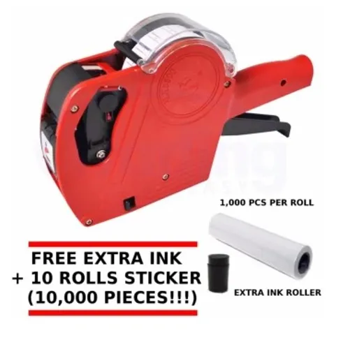 Hong Sheng 1-Liner Price Tagger with FREE 10 Rolls Blank Sticker and ...