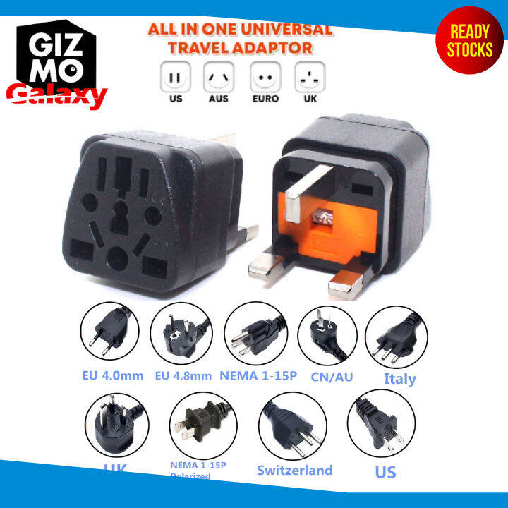 Universal Adapter Adaptor China Plug 2 Pin to 3 Pin Plug converter ...