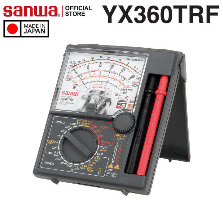 Sanwa YX360TRF อนาล็อก มัลติมิเตอร์ Multitester (Made in Japan) มิเตอร์ ...