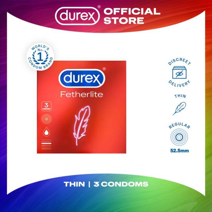 Durex Fetherlite Thinner Condoms 3s | Lazada PH