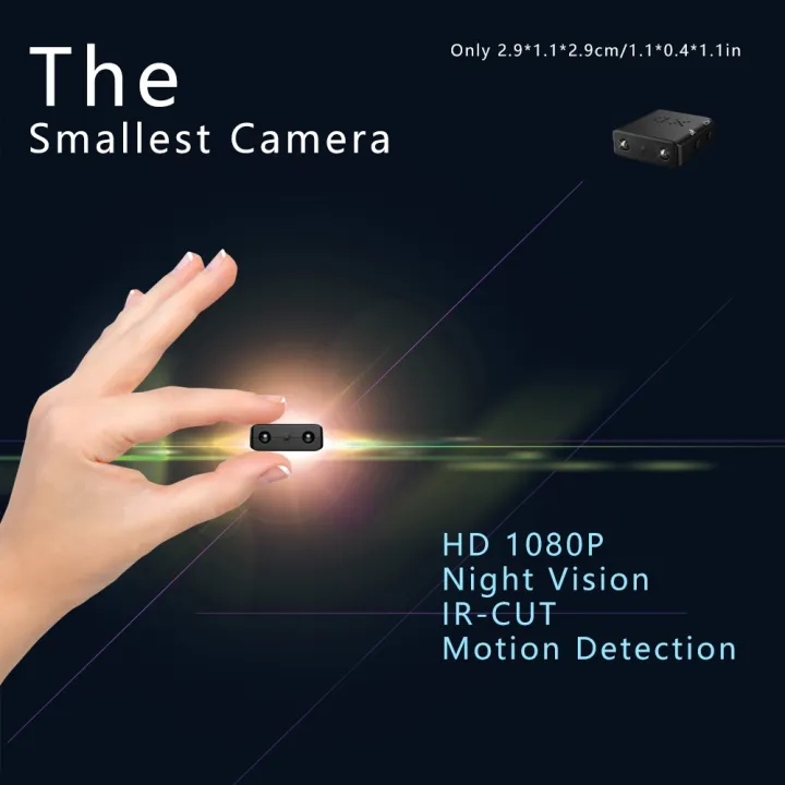 【COD】Full HD 1080P bedside table mini camera Spy camera cctv camera ...