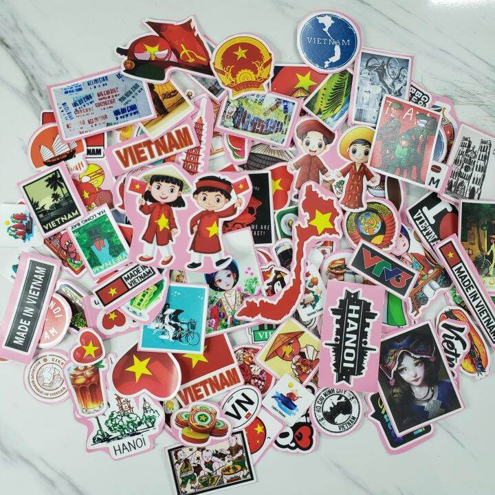 Hình Dán Sticker Việt Nam | Sticker Dán Nón Bảo Hiêm, Điện Thoại ...
