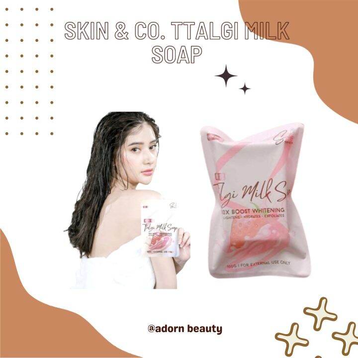 Original S.Skin & Co. Ttalgi Milk Soap | Ttalgi 10x Boost Whitening, Korean-formulated ...