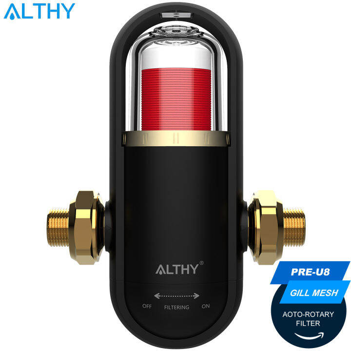 ALTHY PRE-U8 Whole House Spin Down Sediment Water Filter - Double ...