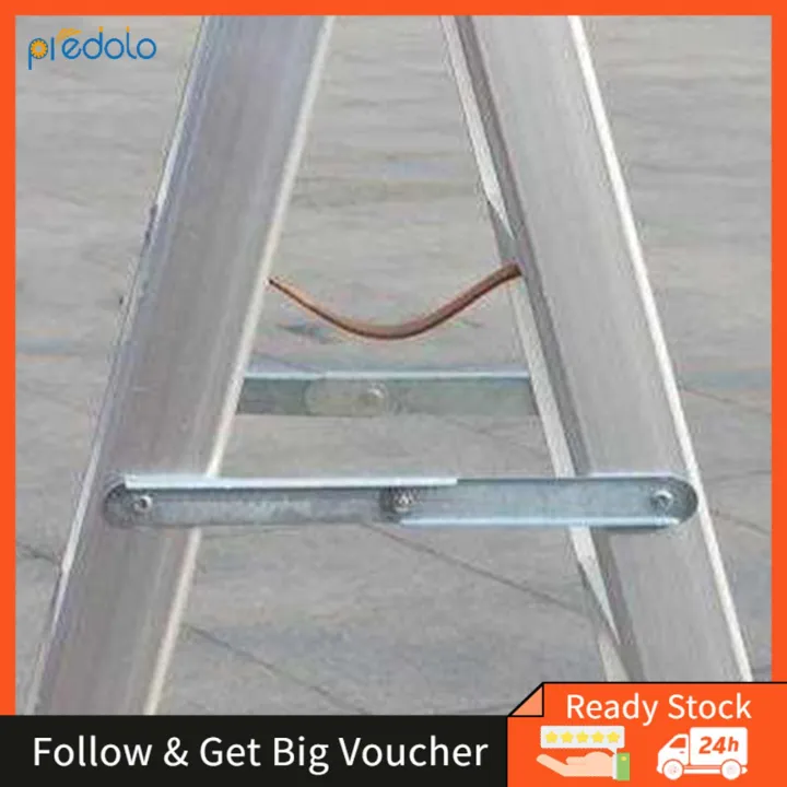 predolo 2x Aluminum Step Ladder Hinge Fixed Support Reinforced Tie Rod ...