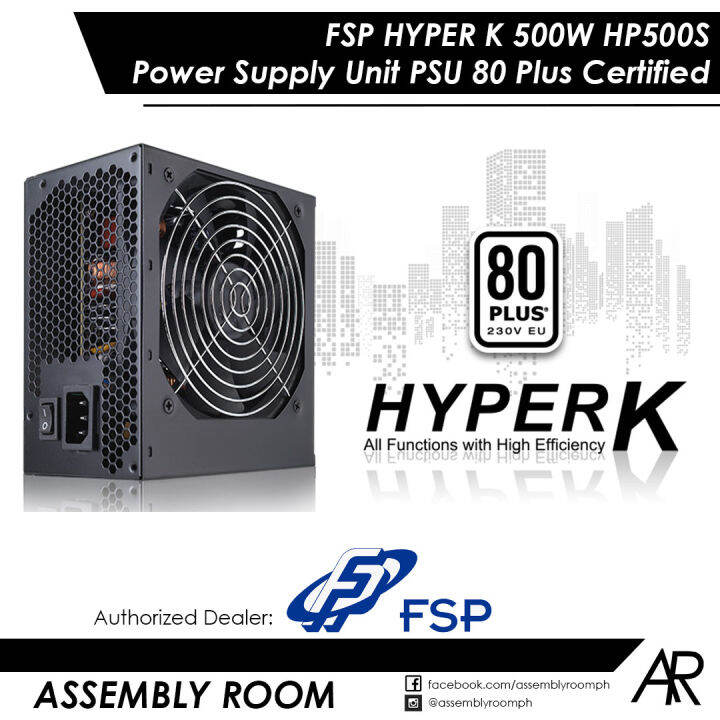 FSP HYPER K 500W HP500S Power Supply Unit PSU 80 Plus Certified | Lazada PH