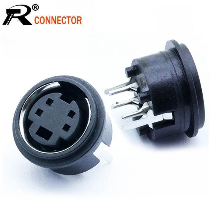 【original】 Wall Warriors 10pcs/lot 4 Pin Mini DIN Female Socket ... 【original】 Wall Warriors 10pcs/lot 4 Pin Mini DIN Female Socket ...