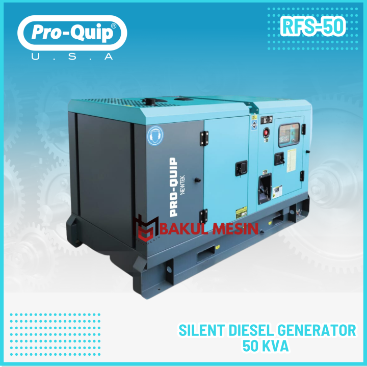 PRO QUIP RFS50 Mesin Genset Silent Diesel 50 KVA Generator Set RFS 50 ...
