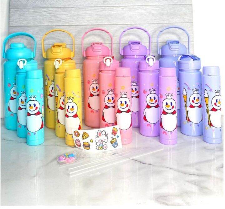 Botol Minum MIXUE 3IN1 | Bottle MIXUE Beranak 3 in 1 | FREE SEDOTAN ...