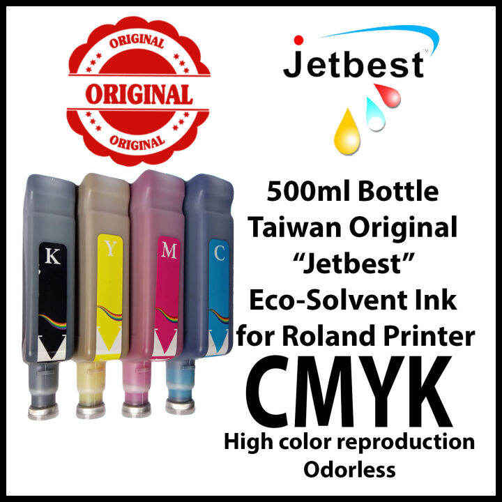 Jetbest Eco Solvent INK CMYK and Cleaning Solution for DX4 DX5 DX7 ...