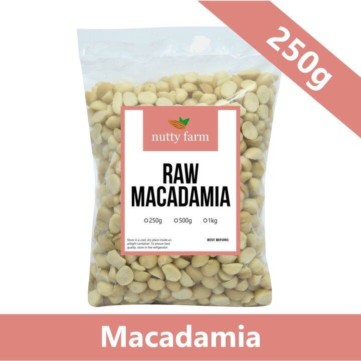 Raw Macadamia Nuts (250g - 1kg) by Nutty Farm | Lazada PH