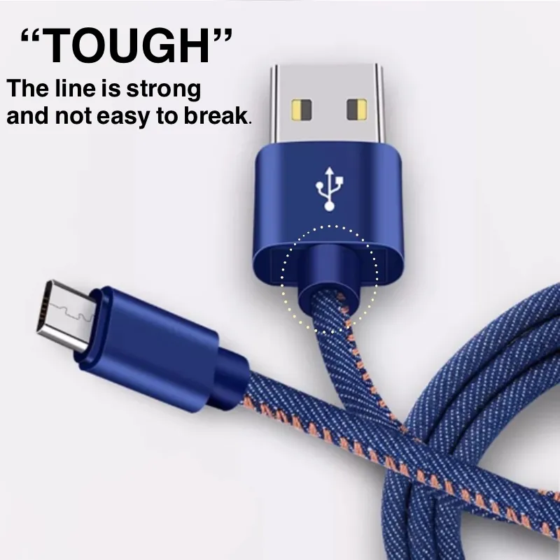 8# สายชาร์จ MICRO USB 1M For Samsung Huawei Xiaomi Oppo Vivo Realme ...