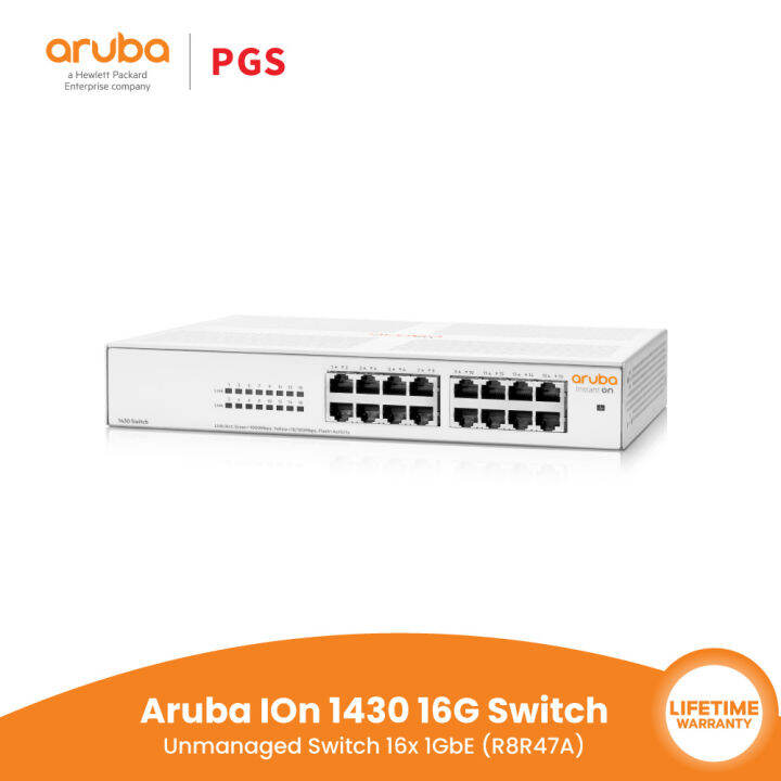 Aruba Instant On 1430 (R8R47A) 16G Switch (เน็ตเวิร์กสวิตซ์) | Lazada.co.th