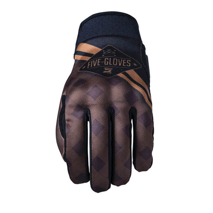 FIVE Advanced Gloves - Globe Replica - Insignia Brown - ถุงมือขี่รถมอเตอร์ไซค์ | Lazada.co.th