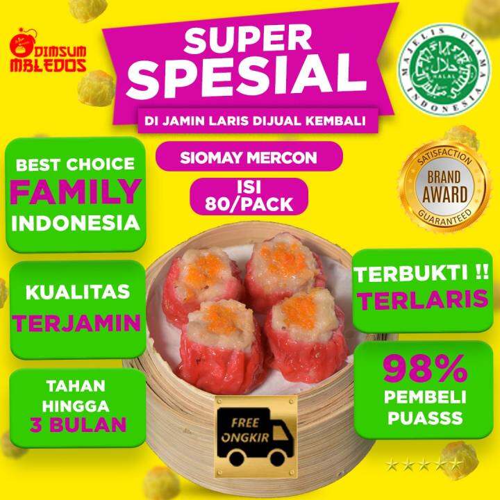 Dimsum Siomay Mercon- Istimewa -Dim Sum Siomai Chili Hot-Siu Mai Cabe ...