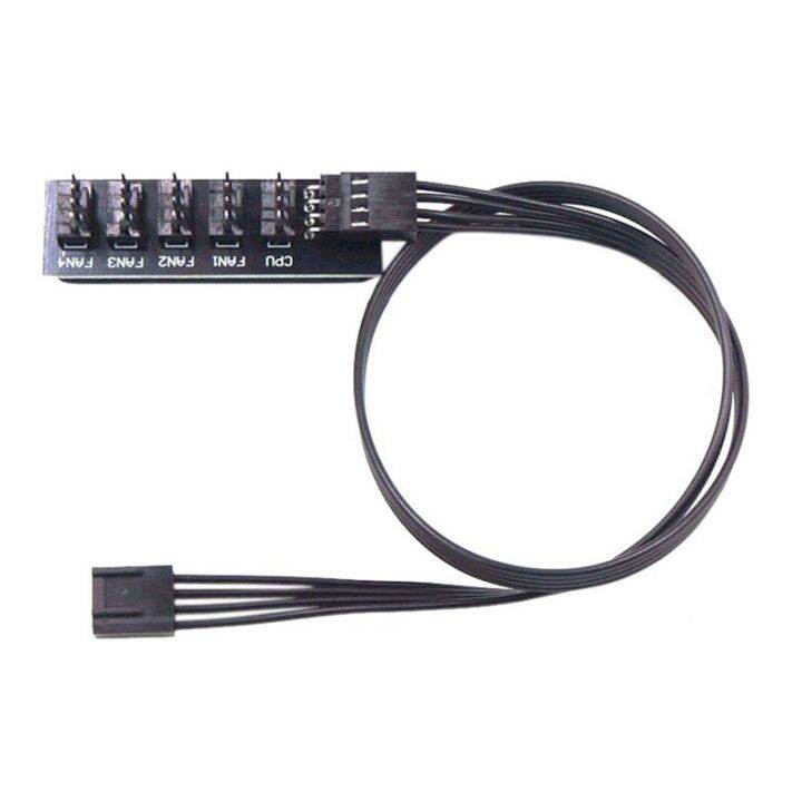 PWM Fan Hub, PC CPU Cooling 4 PIN Fan Power Cable Hub Splitter Adapter ... PWM Fan Hub, PC CPU Cooling 4 PIN Fan Power Cable Hub Splitter Adapter ...