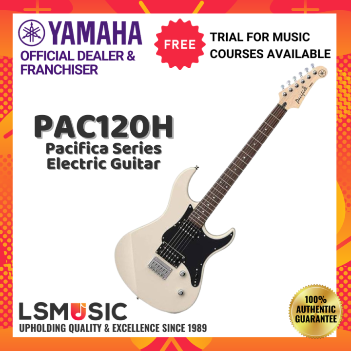 Yamaha PAC120H Pacifica Electric Guitar - Vintage White ( PAC 120H ...